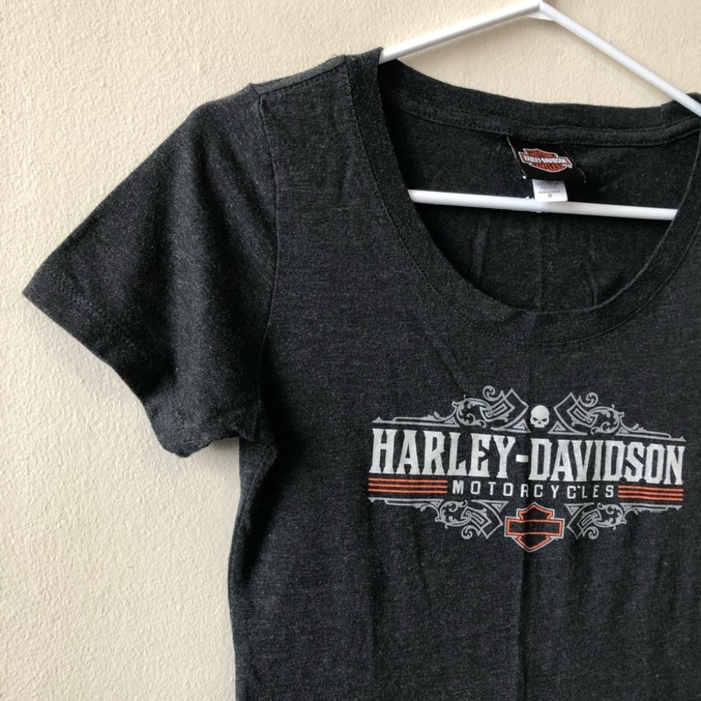 Harley Davidson Medium Short Sleeve Graphic Tee - Gem